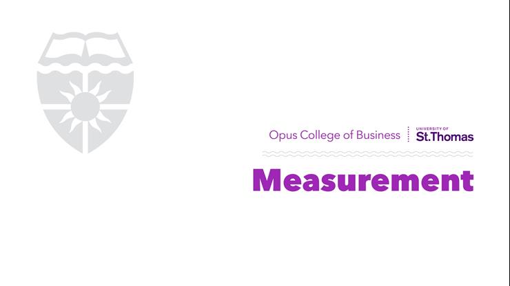 Module 1.1 Measurement