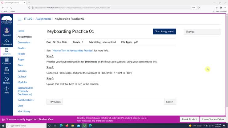 Keyboarding Practice 01