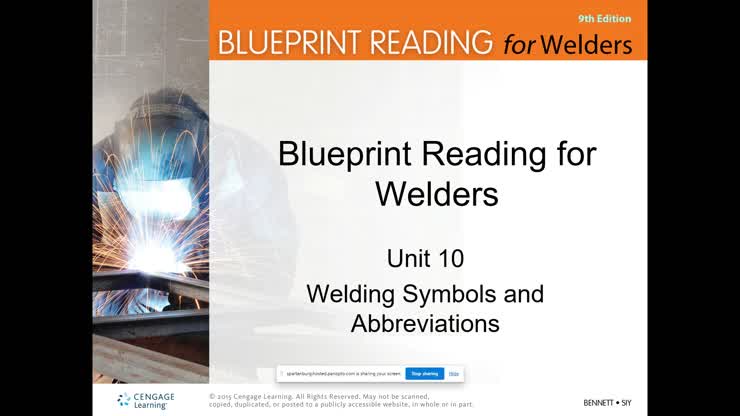 Unit 10: Welding Symbols and Abbreviations Instructional Video
