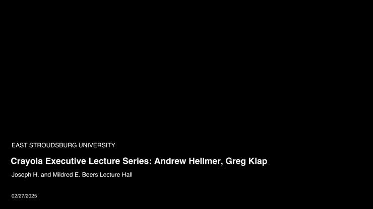 Andrew Hellmer, Greg Klap, Hershey Entertainment & Resorts