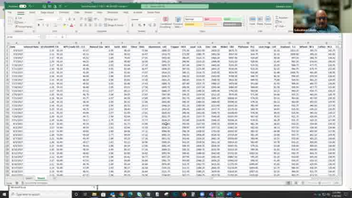 4 - Excel DSS Project - Adding indexes and commodities