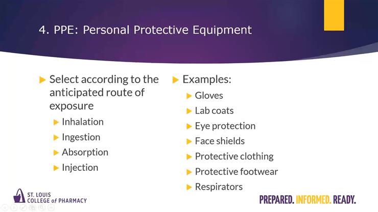 Laboratory Safety Training Part 4: PPE