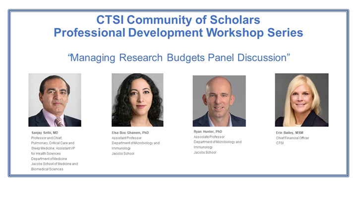 Managing Research Budgets - Community of Scholars Professional ...