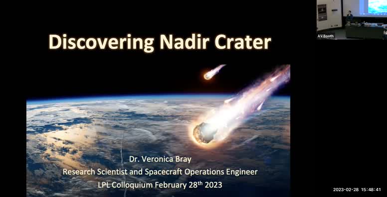 Discovering the Nadir Crater - Veronica Bray - 02282023