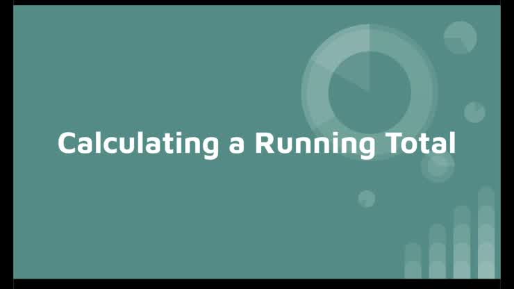 Week 7 - Calculating A Running Total