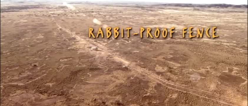 Rabbit Proof Fence with Captions