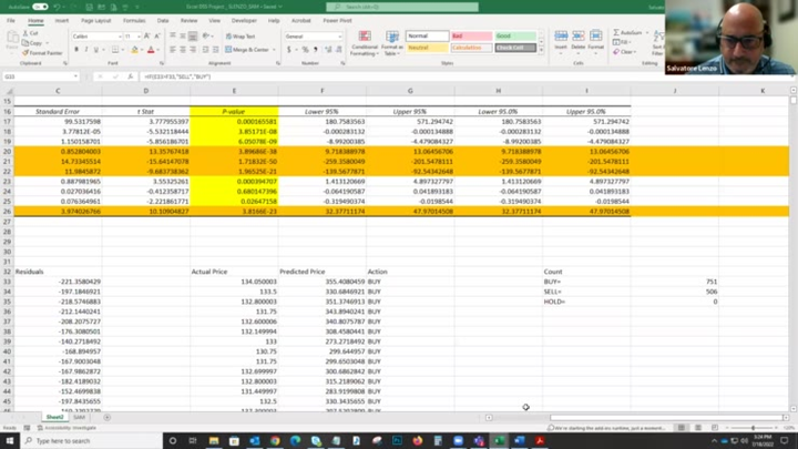 8 - Excel DSS Project - Nested IF statement and Buffer
