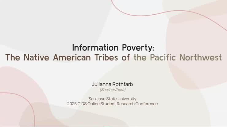 Rothfarb - Information Poverty & Native American Tribes of Pacific NW