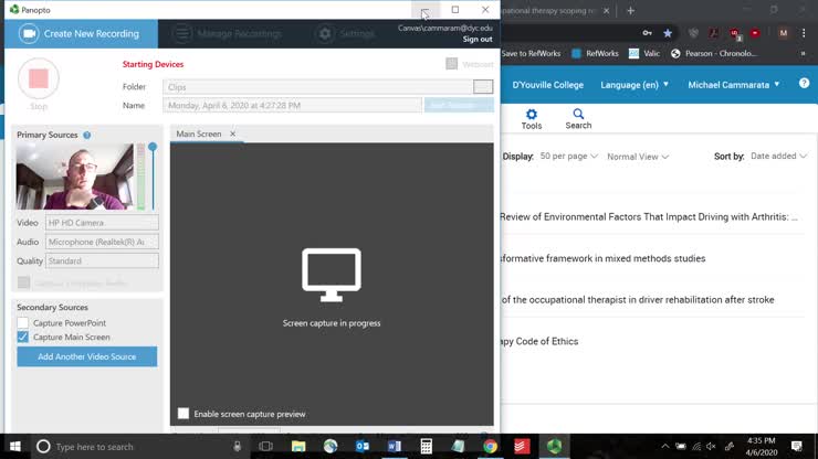 How to use Refworks for automatic citations [7:43]