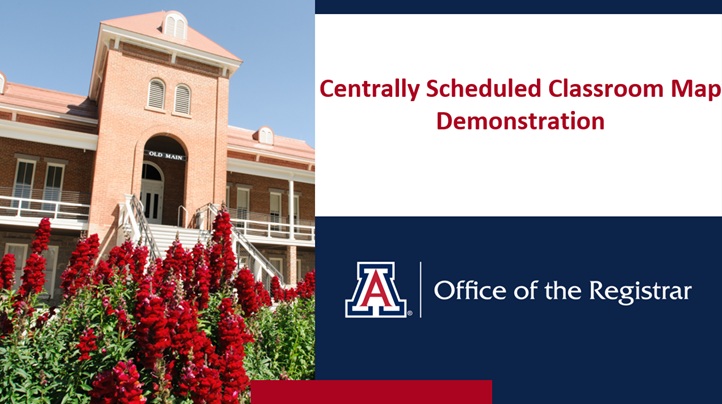 Centrally Scheduled Classroom Map Demonstration