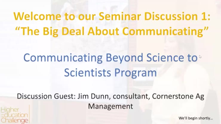 HEC Seminar Discussion 1