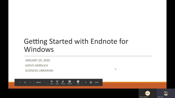 Getting Started with EndNote for Windows