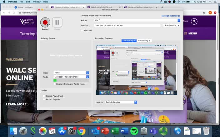 WaLC writing resources