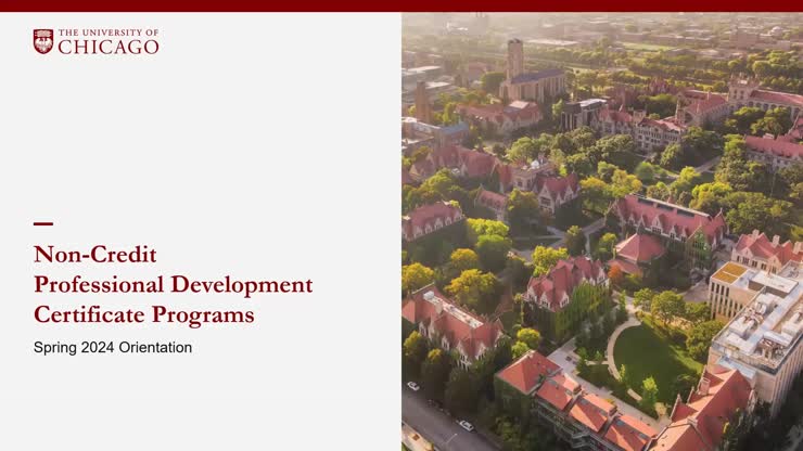 UChicago PDC Spring Online Orientation 2024