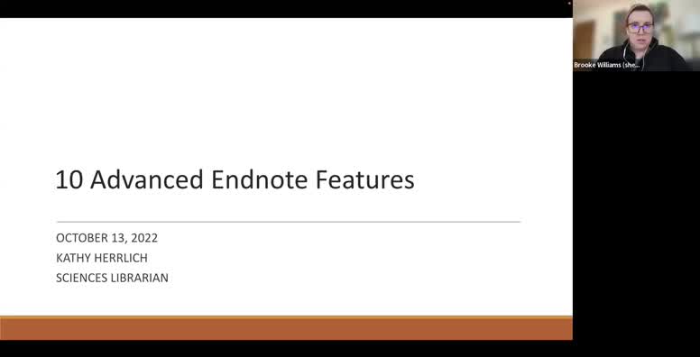 10 Advanced Endnote Features (10/13/2022)