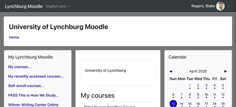 Moodle Profile Picture Tutorial
