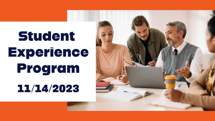 11/14/2023 - Student Experience Program
