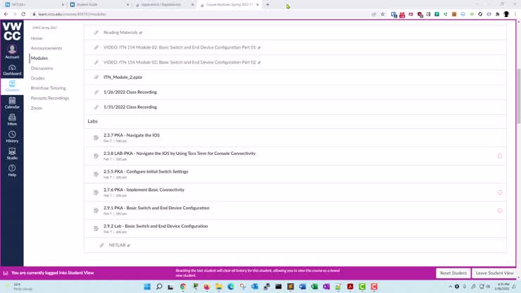03 NETLAB: Working with Required Lab Documents