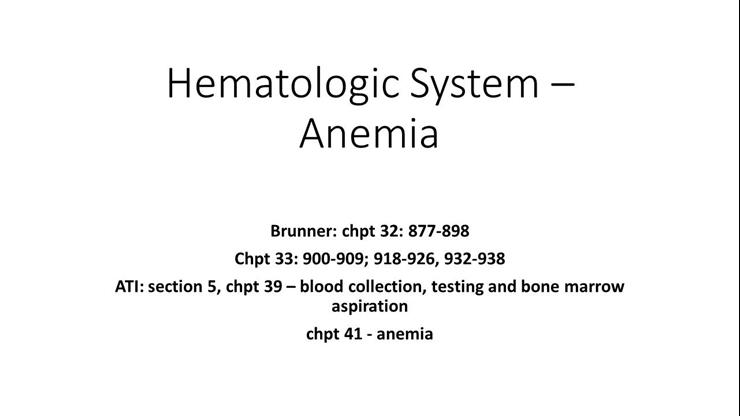 Anemia