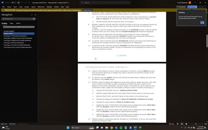 Module 7 - Steps 9,10,12,13