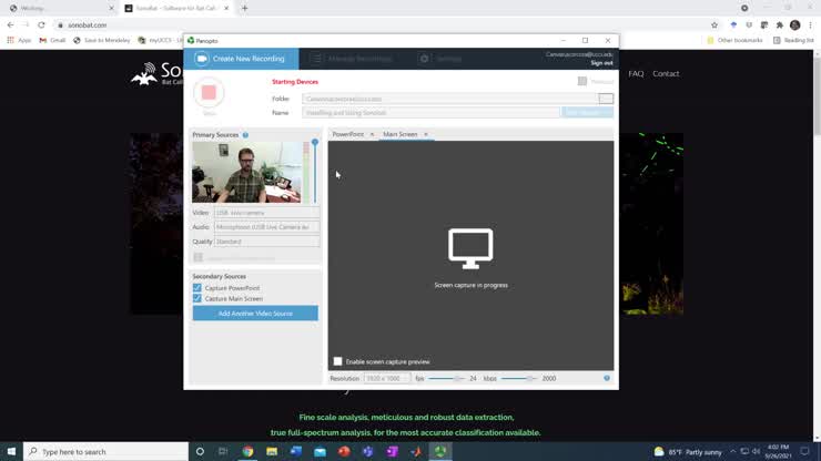 Installing and Using Sonobat