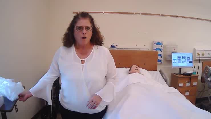 Female foley catheter insertion