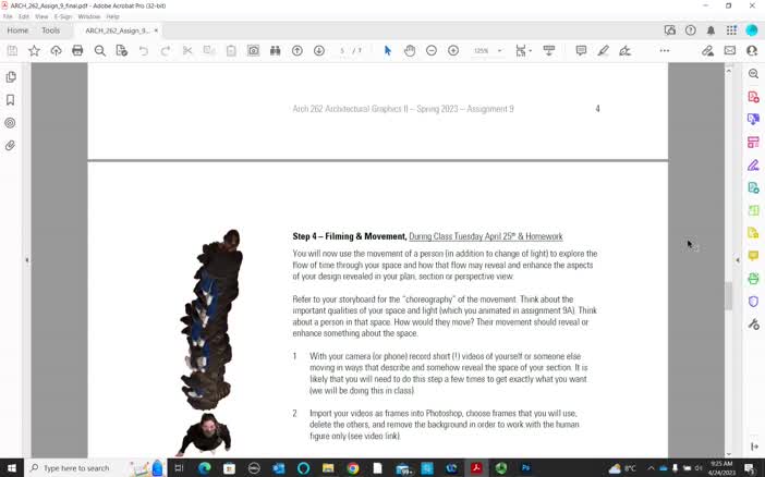 Arch262_Assignment9_Animation_ImportingVideotoPhotoshopLayers