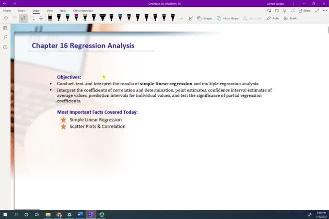 Chapter 13 Simple Linear Regression -P1