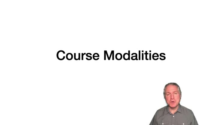 Course Modalities