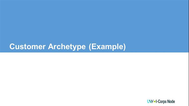 **Customer Archetype Example