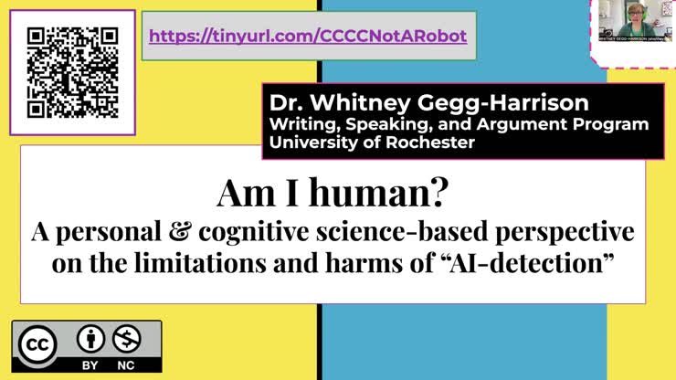 CCCC '24: Am I Human? A personal and cognitive-science based ...