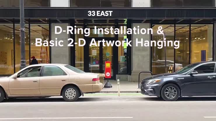 D-Ring Installation & Basic 2-D Artwork Hanging