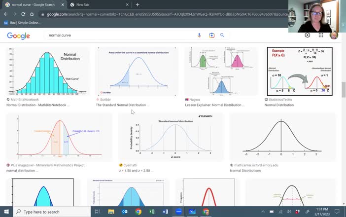 Basics of the Normal Curve