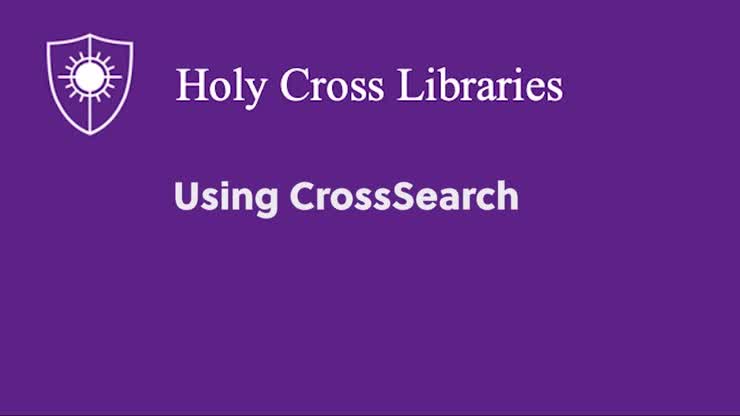 Using CrossSearch