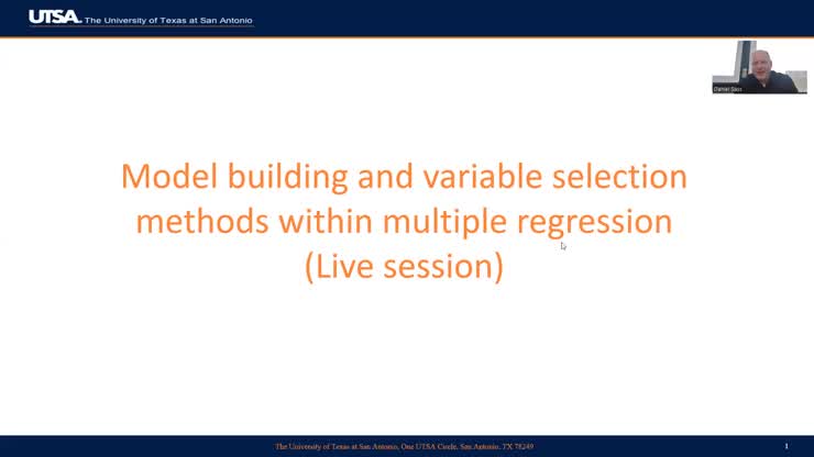L5 Model Building with Regression (Live part 1)