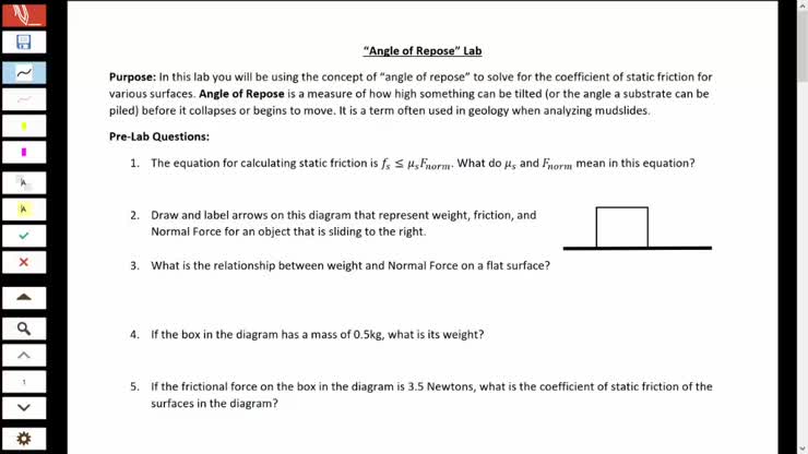 3-3L Angle of Repose Lab Instructions