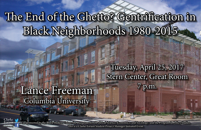 The End of the Ghetto? Gentrification in Black Neighborhoods 1980-2015