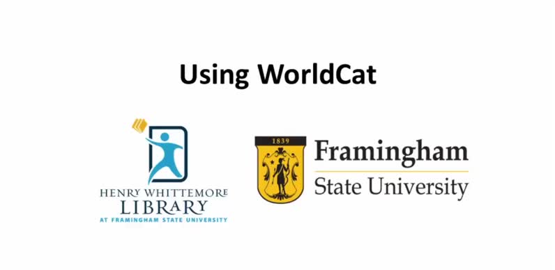 Using WorldCat
