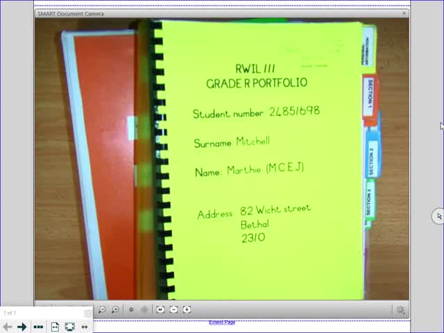 rwil Portfolio presenter page through