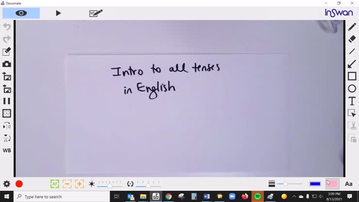 Tense system (all tenses) intro