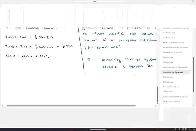 The SIR Model and the Basic Reproduction Ratio