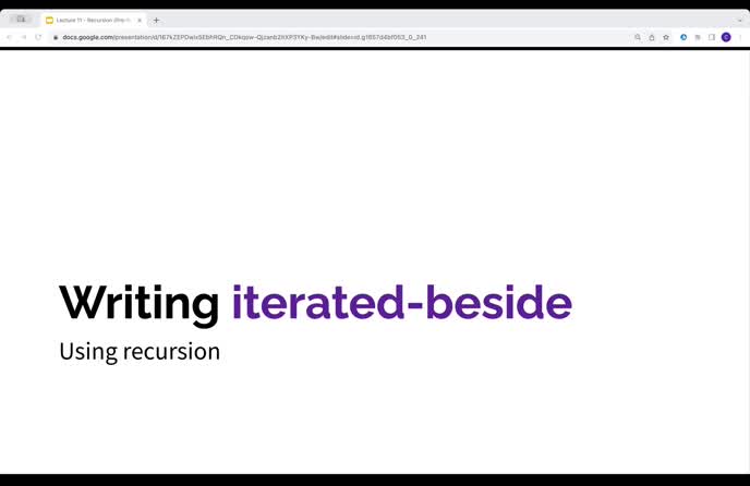 Lecture 11.8 - Recursive iterated-beside
