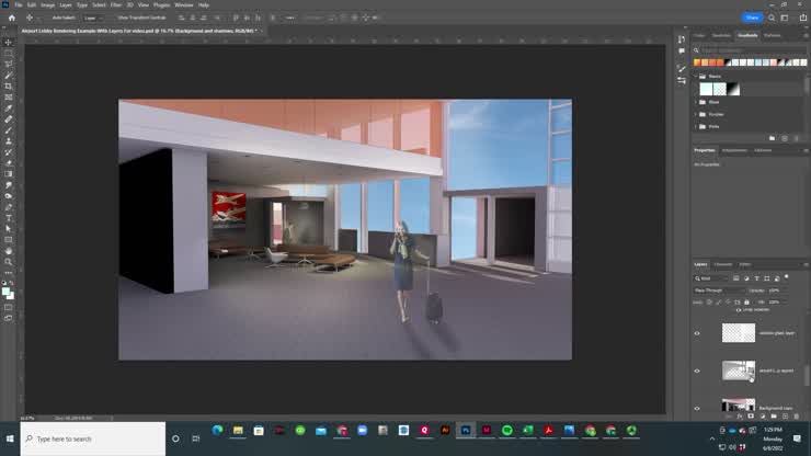 Rendering lIght Daytime Video 6 Final Touches