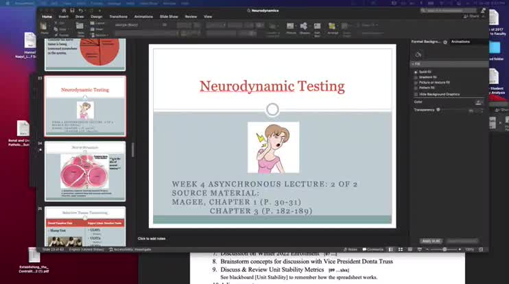 Week 4_Neurodynamic Assessment_2 of 2