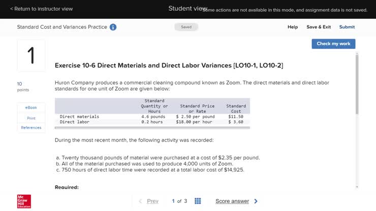 ACC-121, chapter 10 Practice Problems