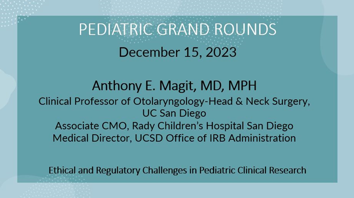 Anthony E. Magit, MD, MPH