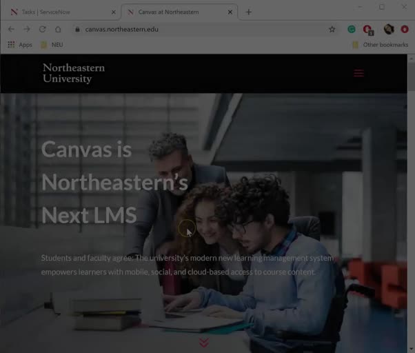Introduction to Canvas at Northeastern for Instructors