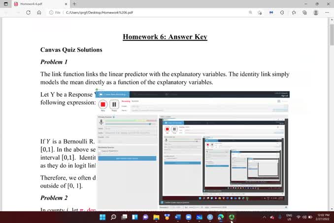 Module 6 Homework & Quiz Solutions