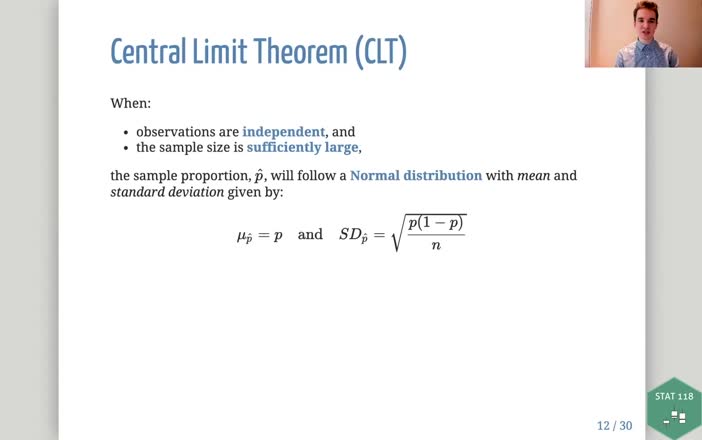 (5) Foundations of Inference (Confidence Intervals)_ (2) Central Limit Theorem
