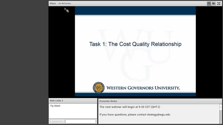 QHT1 Tasks 1-4 Webinar Session